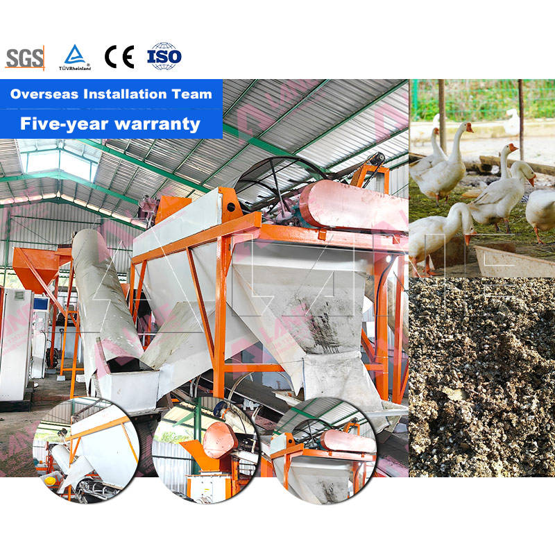 LANE Automated Waste Disposal System Livestock Farm Solid Waste Peat ...
