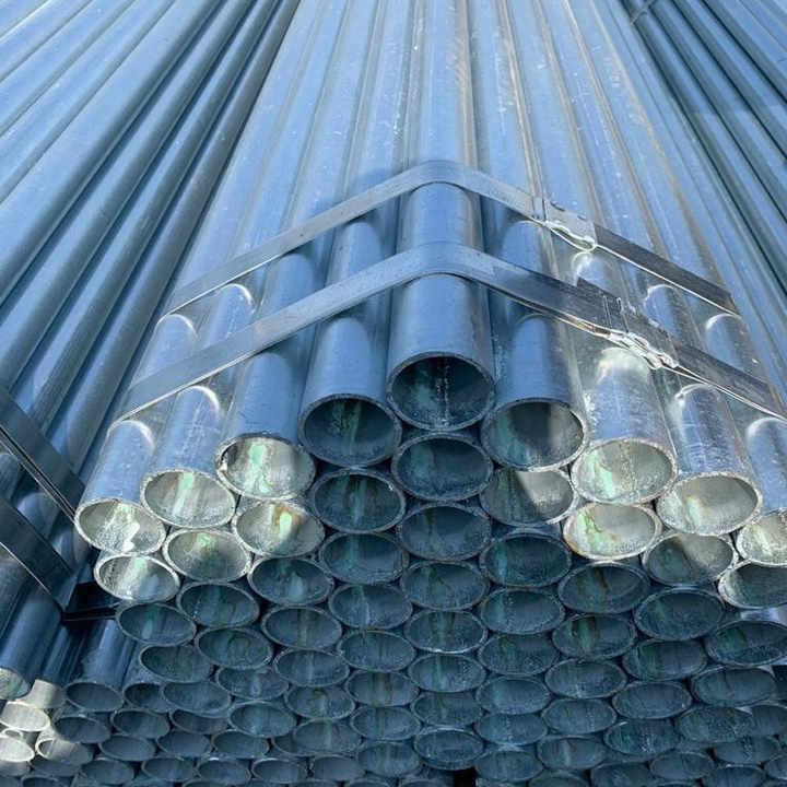 Q355 S355 Hot Rolled GI Welded Round Steel Pipe 2 Inch Galvanised Steel ...