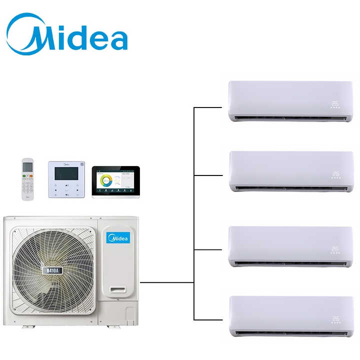 Midea Central Air Conditioners Heat Pump Office Building High Wall ...