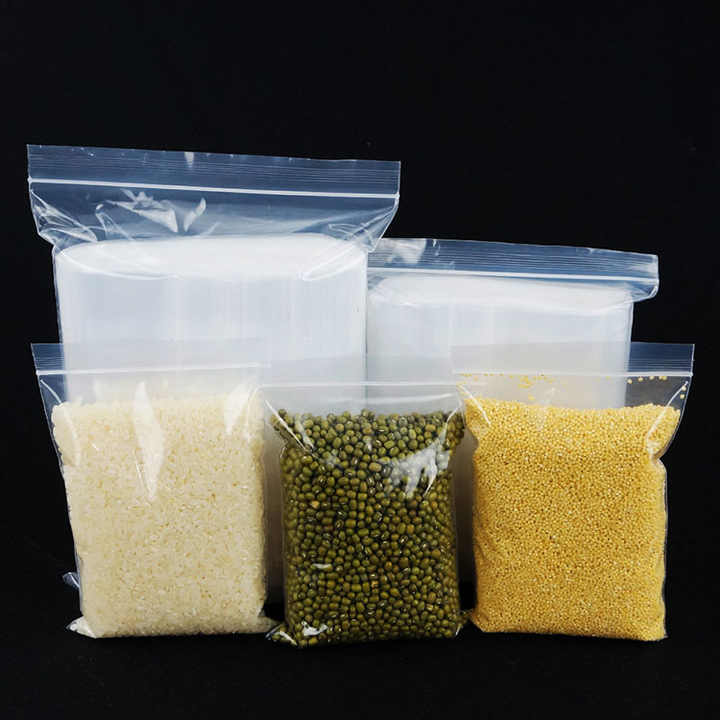 Transparent Custom Printed Single Zipper Bag - LDPE