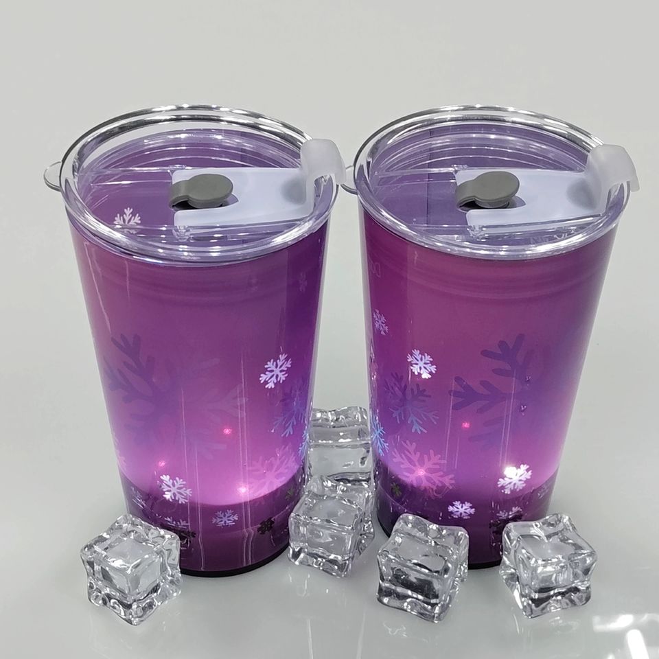High Quality Plastic Water Activated Light up Flashing Cup Bar ...