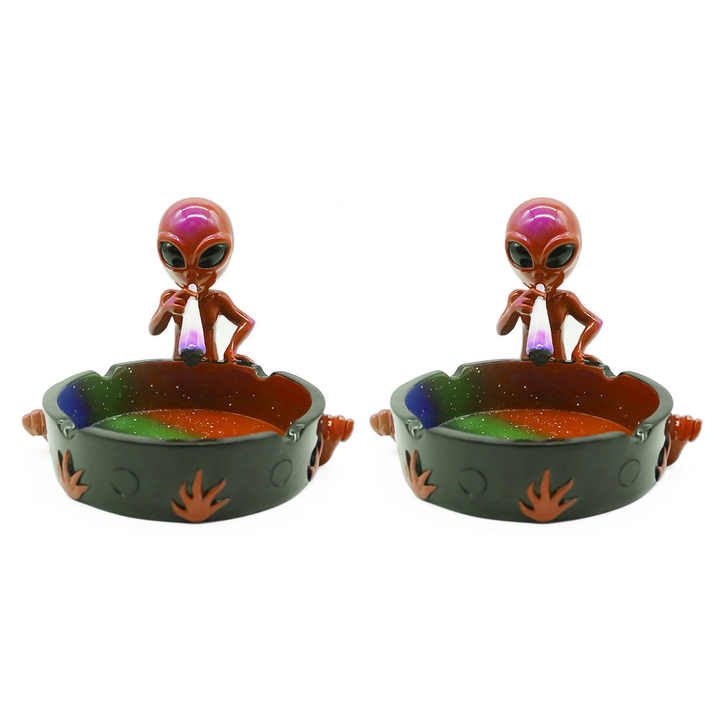 2025 Creative Design Alien Resin Ashtray Cigarette Tobacco Smoking ...