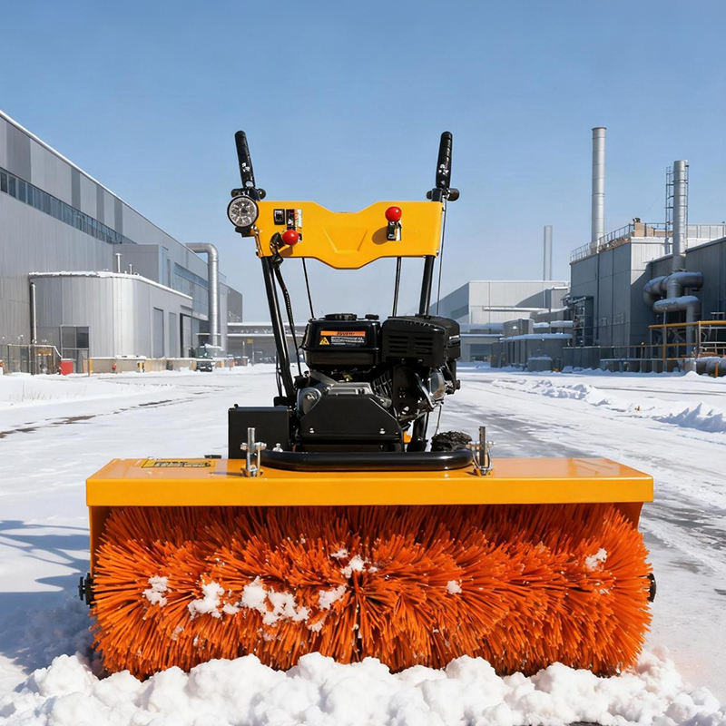 Mini Skid Steer Snow Plows Handheld Snow Sweeping Machine Road Street ...