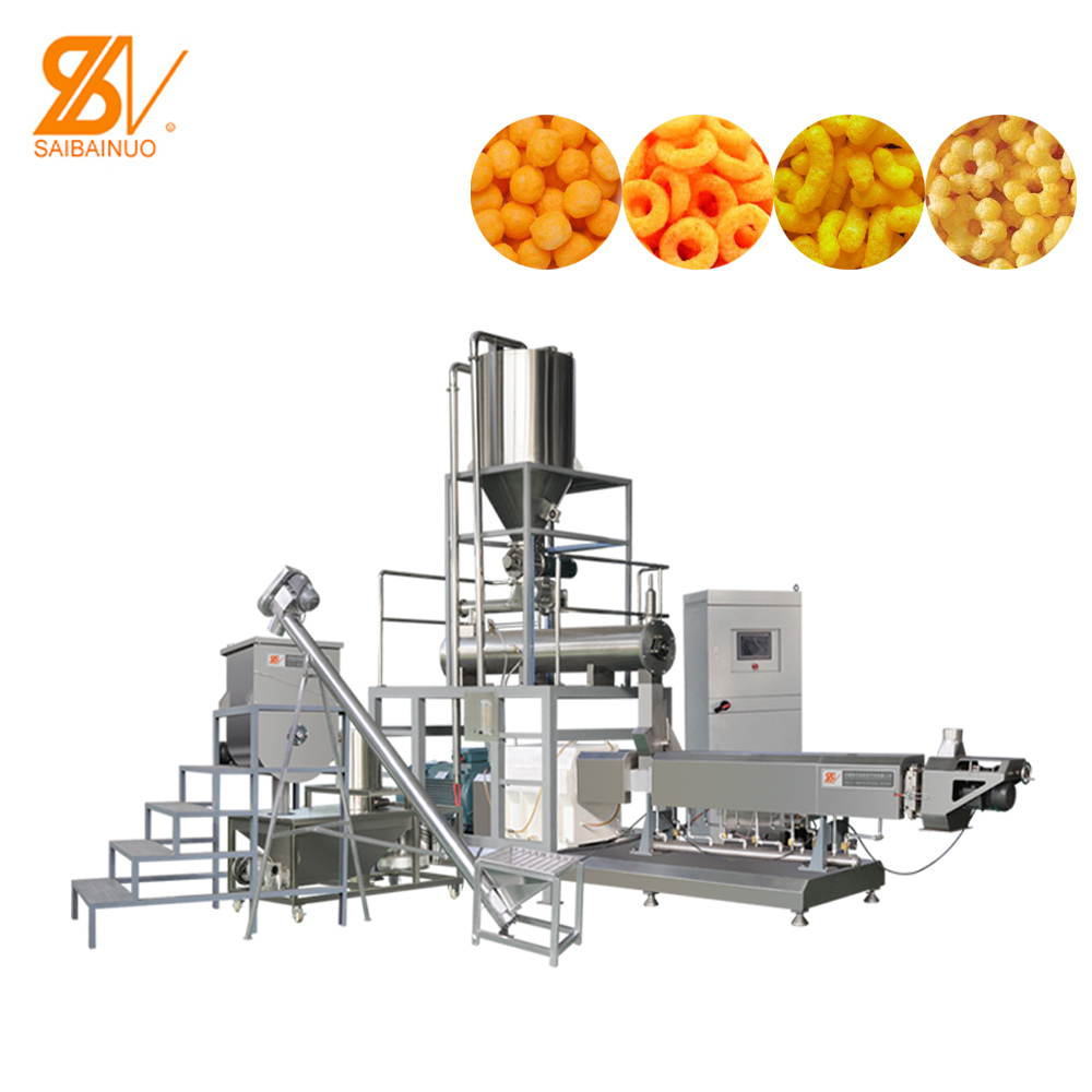 Quality extruded snacks food production line for Efficient Snack ...