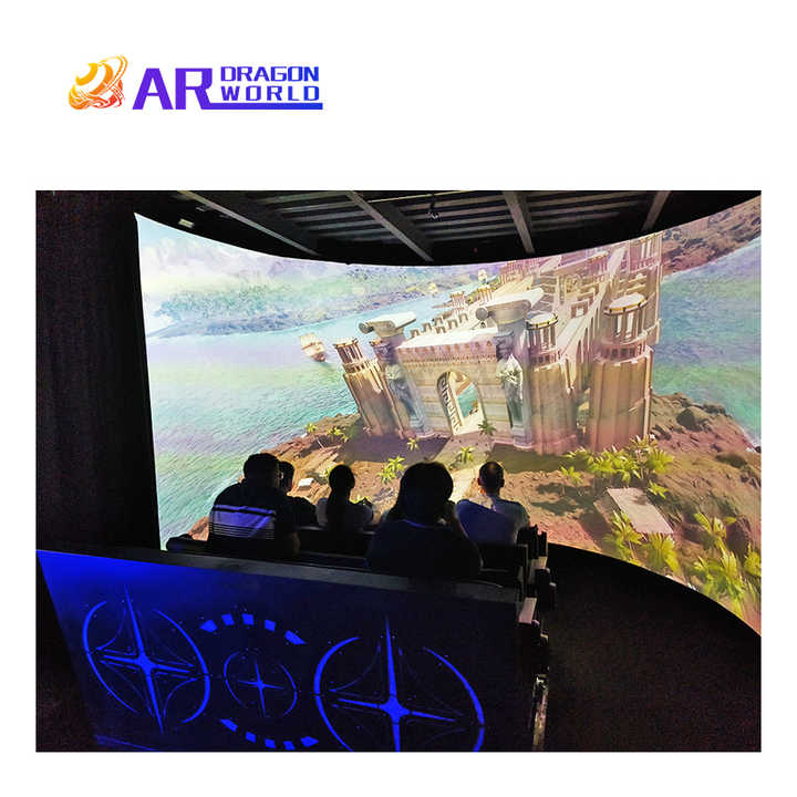 Indoor Immersive 7D Ride VR Sightseeing Dark Ride 5D Dynamic Mobile ...