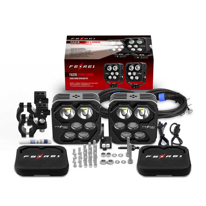 Ferei FA318 High Lumen Cree LED Auxiliary Spotlight for Motorcycles Off ...