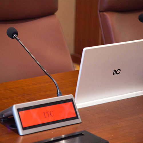 ITC Digital Conference System All-In-One Motorized Monitor Lift ...
