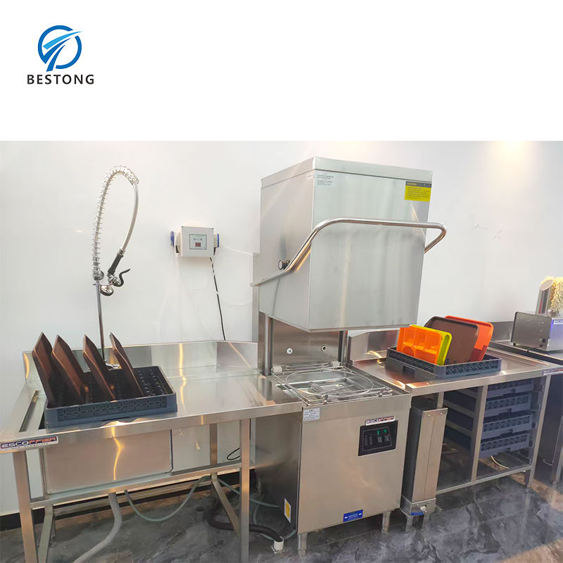 Industrial Electric Freestanding Commercial Dishwasher for Restaurant ...