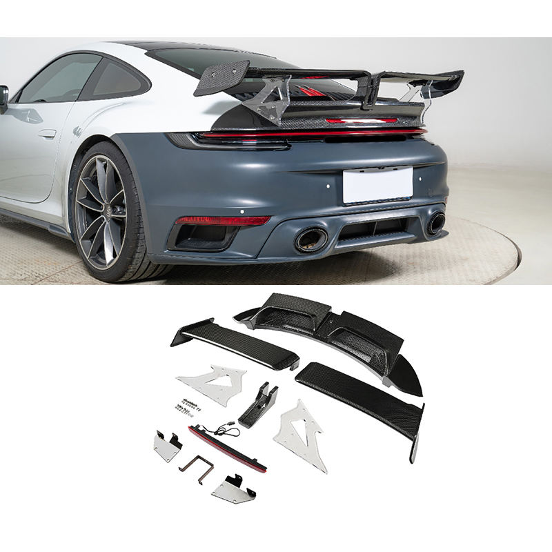 2020-2025 Carbon Fiber Tail 992 Fixed Spoiler New Condition Car Upgrade ...