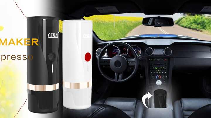 Espresso Coffee Machine - Portable 12V Car Use Maker