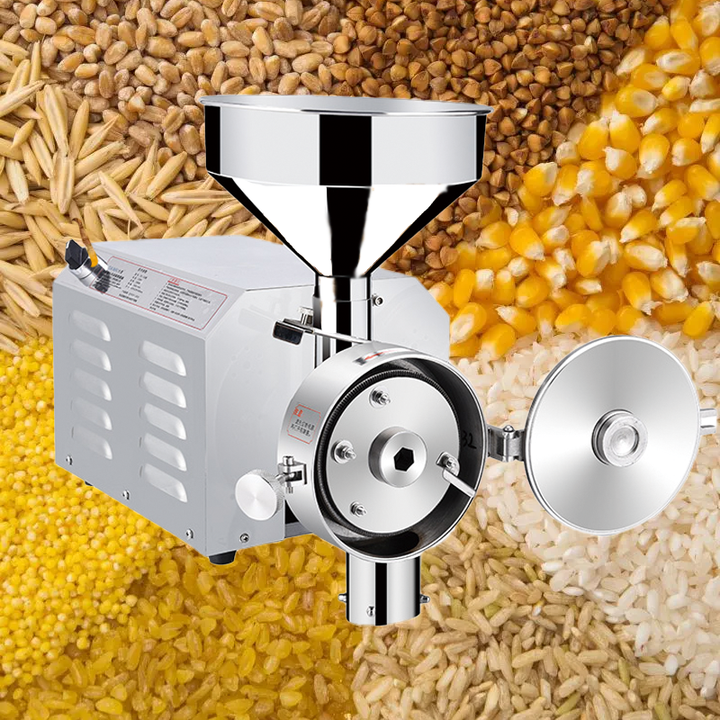 Commercial Electric Flour Mill Wheat Dry Food Chilli Rice Plantain ...