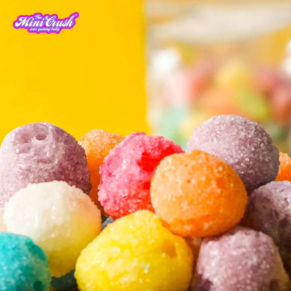 Newly Released Crispy Fruit-Flavored Gummy Puff Candy Vitamin C Infused ...