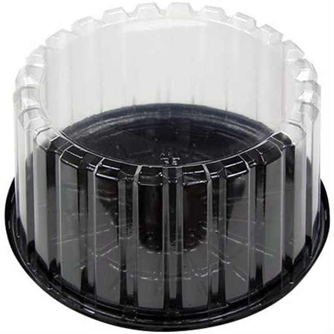 10 Inch Round PET Plastic Cake Container - Food Grade