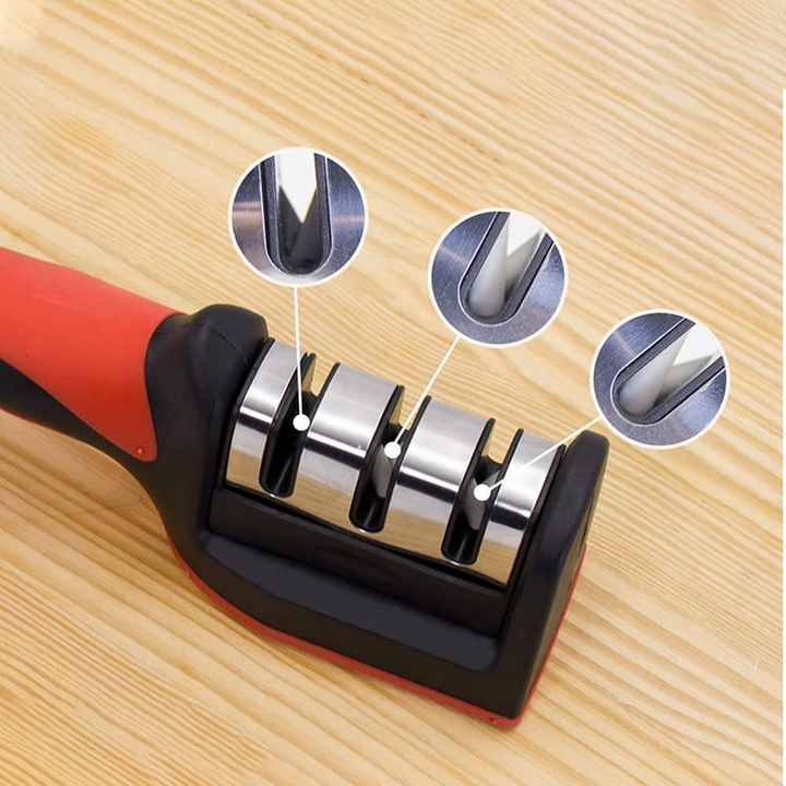 3 Stage Knife Sharpener - Eco-Friendly & Professional