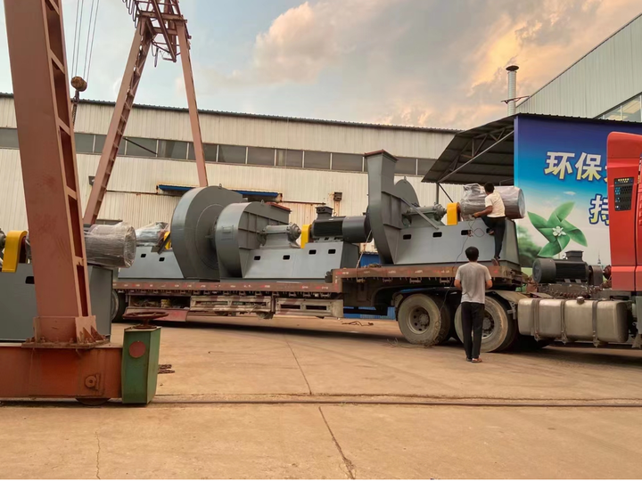 4-68 Series 90KW Radial Fans Large Air Volume Dust Removal ...