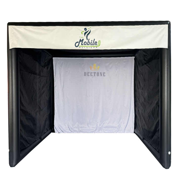 Outdoor Customized PVC Inflatable Screen Golf Simulator Tent Golf ...