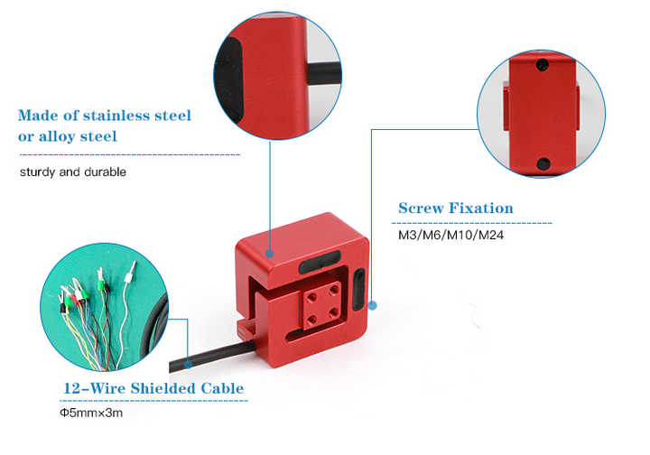 GMD301 Top - Notch 3D Force Measurement Tool for Automated Production New Design 3 Axis Load ...
