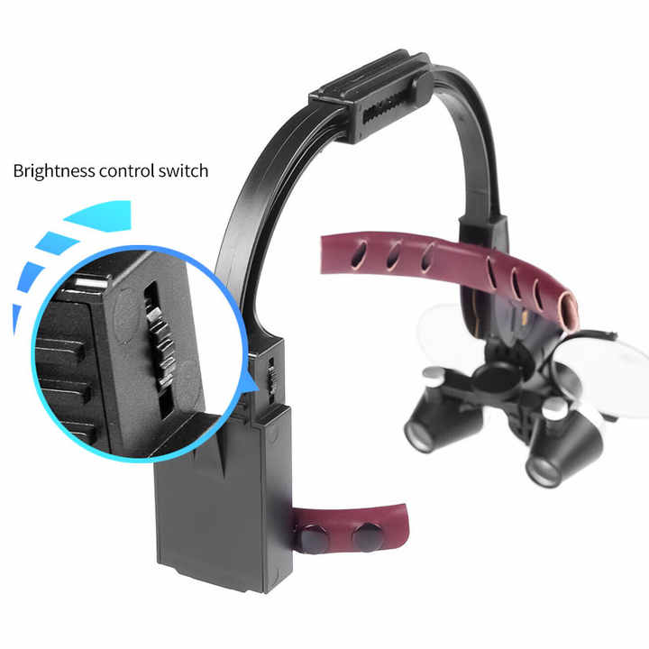 Wireless Dental Led Headlamp Magnifying Glasses Surgical Medical Loupes