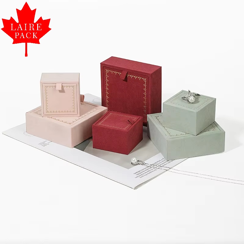 LAIRE Square Cross-border Flip Jewelry Box Retro Ring Earrings Necklace ...