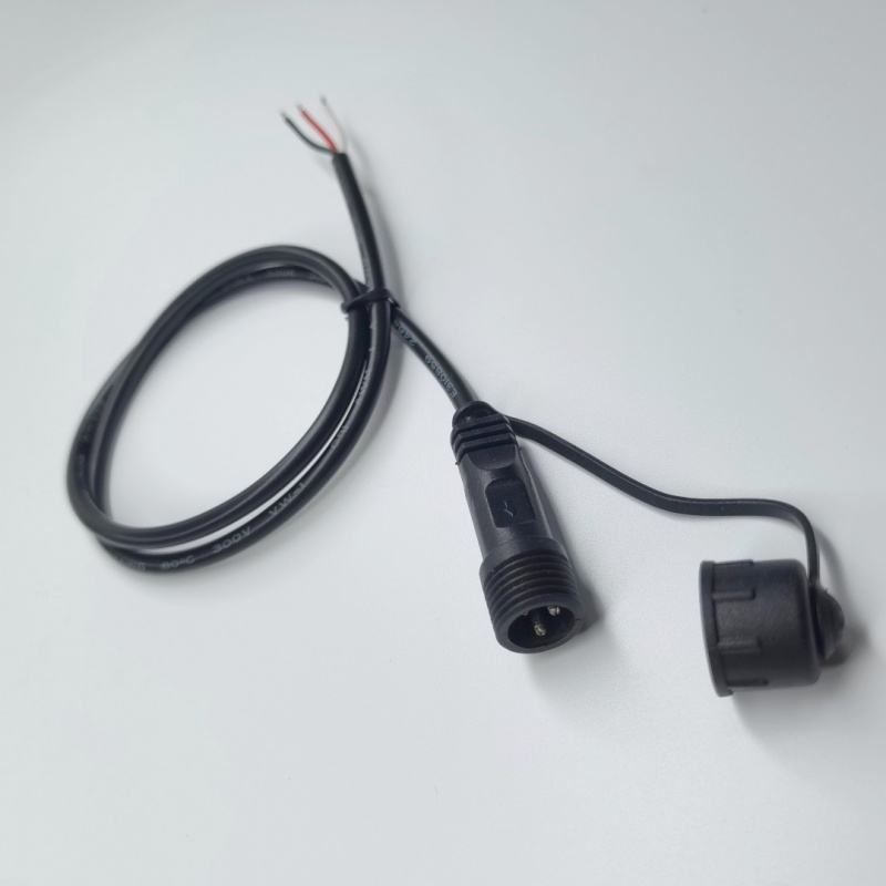Custom 2/3/4-pin Waterproof PVC 250V LED Diode Cable Harness Connectors Male Female Plug ...