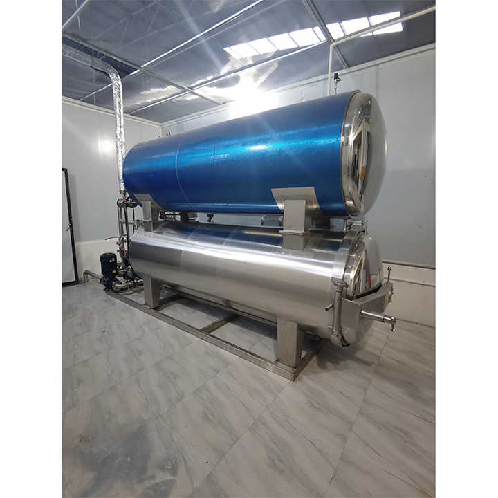 Water Immersion rotary autoclave sterilizer for dairy food with good ...