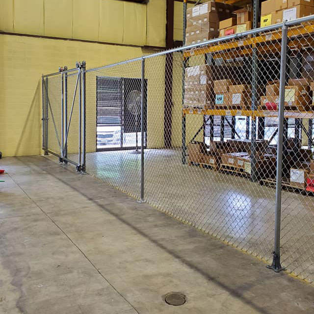 Secure and Durable Chain Link Fencing for Indoor Warehouses