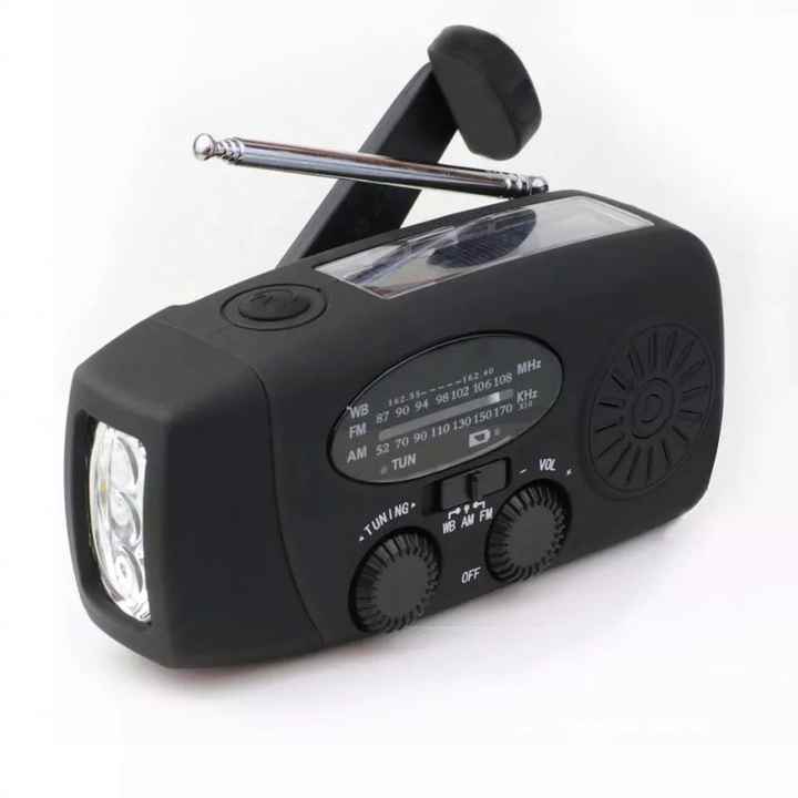 Newest Portable Solar Hand Crank Dynamo Emerncy Radio Led Torch And ...