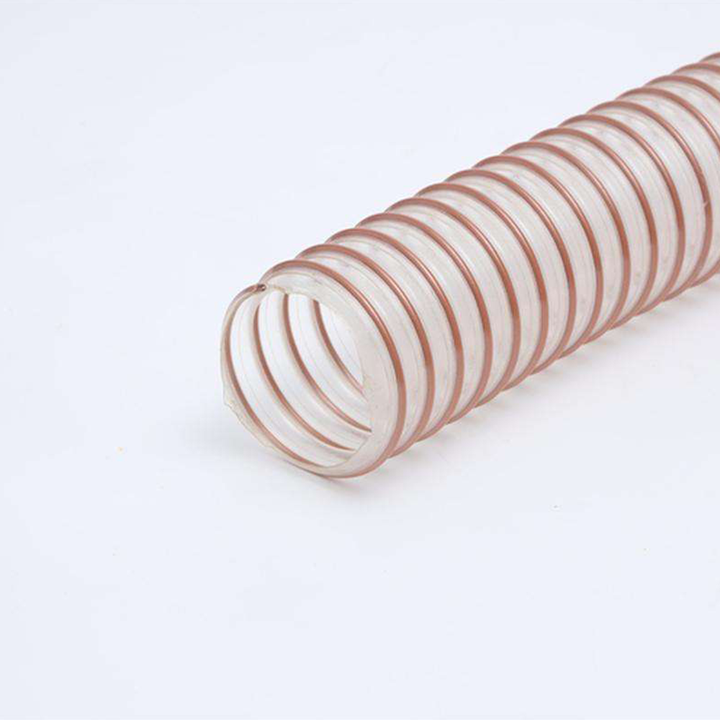 PU Steel Wire Hose Industrial Ventilation Corrugated Polyurethane ...