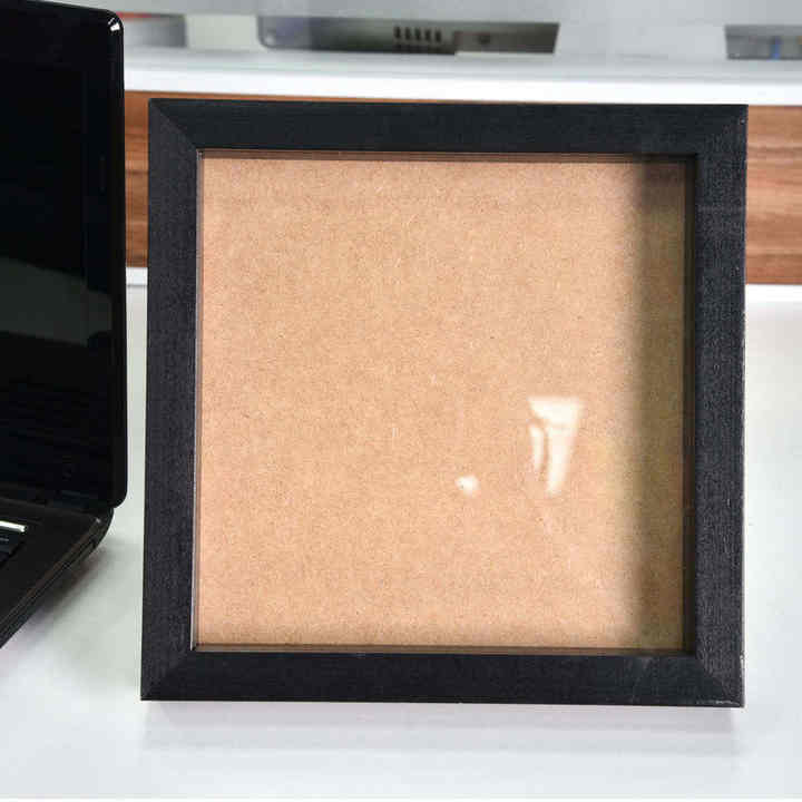 Black White Walnut Custom Sizes Wood Mdf Shadow Box 3d With Plexiglass ...