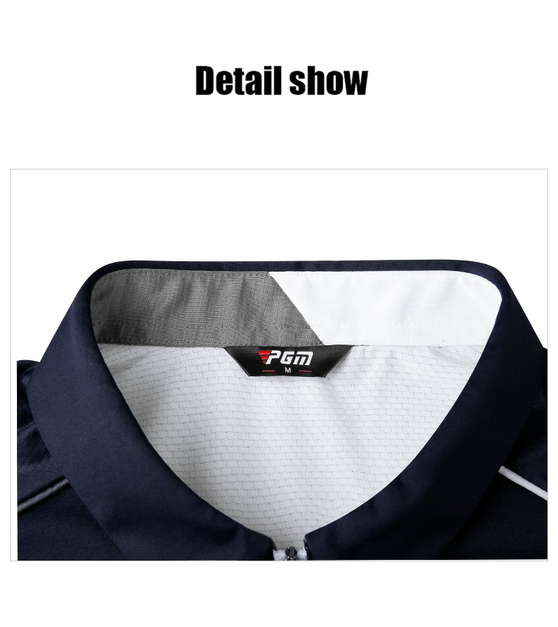 PGM YF574 custom golf quarter zip pullover men tshirts summer clothes ...