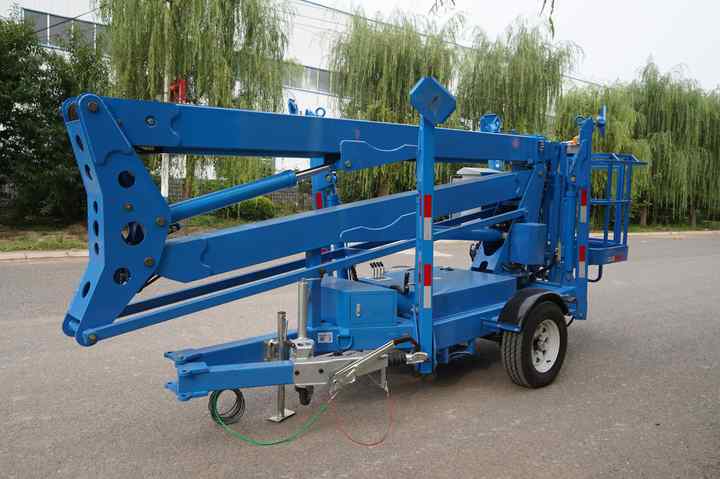 18m Tow Behind Trailer Mounted Boom Lift - Spider Man Lift