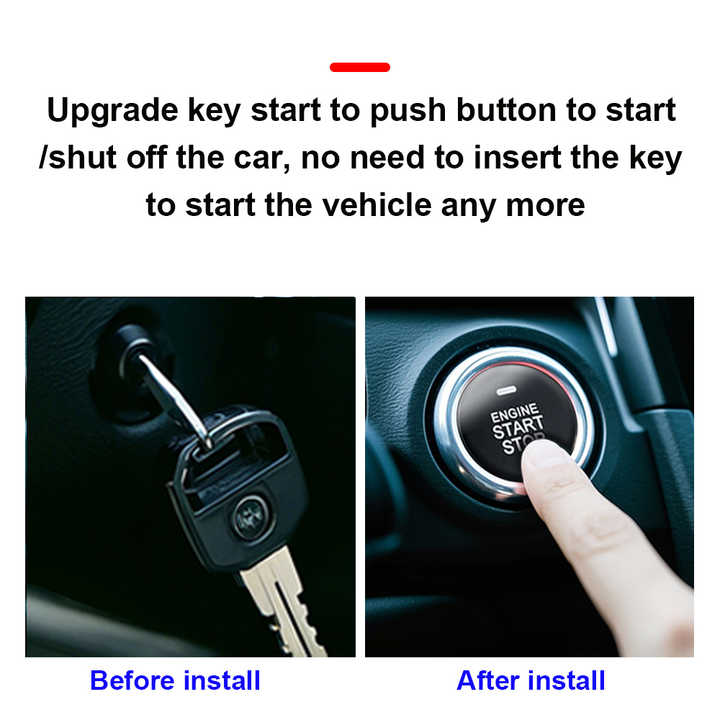 OVI CAN-BUS Control Car Remote Start Kit One Key Start Car Auto Central ...