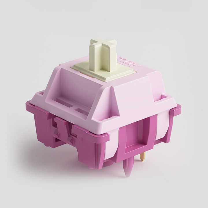 DIY 45 Pcs Per Box Mechanical Keyboard Switches V3 Pro Cream Purple ...