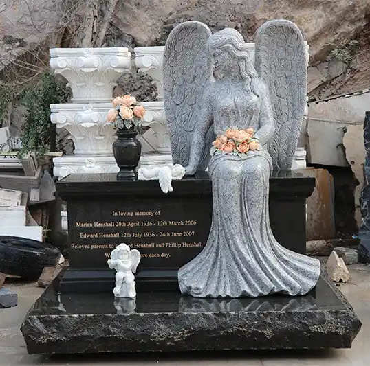 Customizable Modern European Granite Tombstone Monument and Polished ...