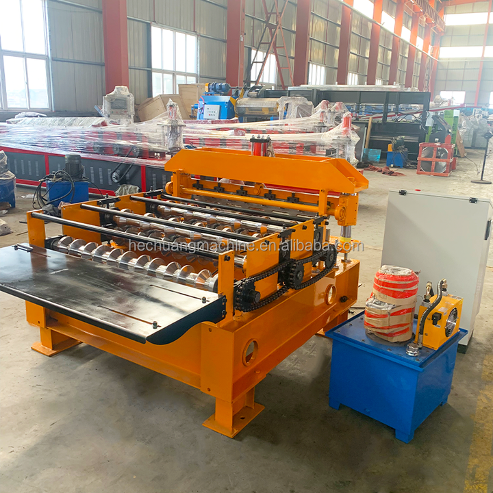 China Self Lock Steel Roofing Sheet Crimping Machine Corrugated Arch ...