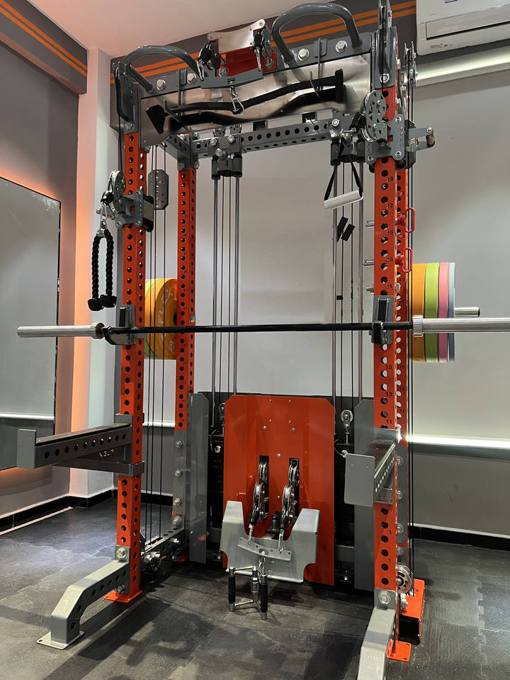 Multi Functional Cable Crossover Power Rack, Commercial Grade Squat ...
