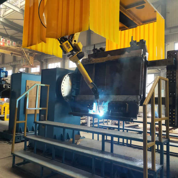 Industrial Robotic Mig Welding Robot Workstation Station Automatic ...