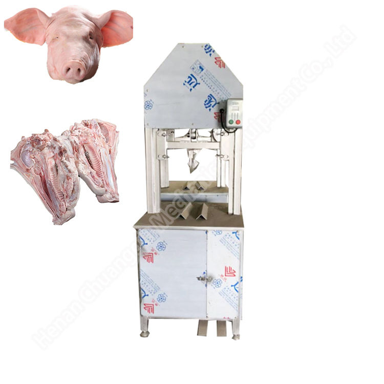 Slaughterhouse Pig Cutting Hydraulic Sheep Splitting Machine Split the ...