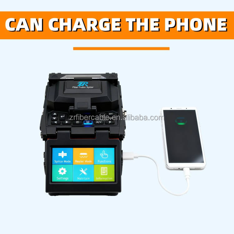 Fiber fusion Splicer ZR10A Splicing Machine ZR-10A De Fibra Optica ZR ...