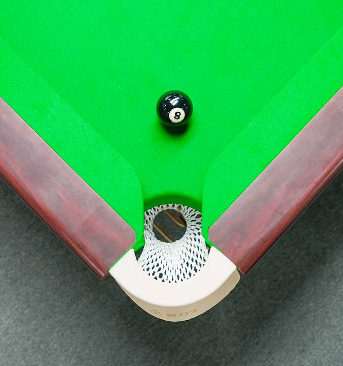 Solid Wood Material Chinese Style Black 8 Ball Pool Table Indoor 9ft ...