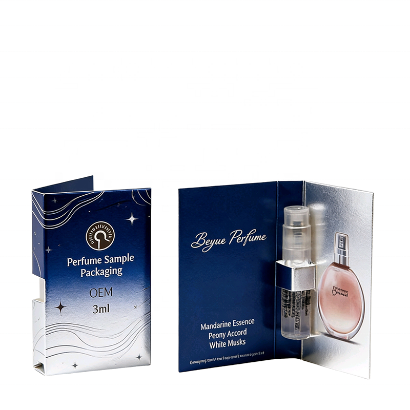 Wholesale Custom Logo Printed Perfume Sample Paper Card Fragrance ...