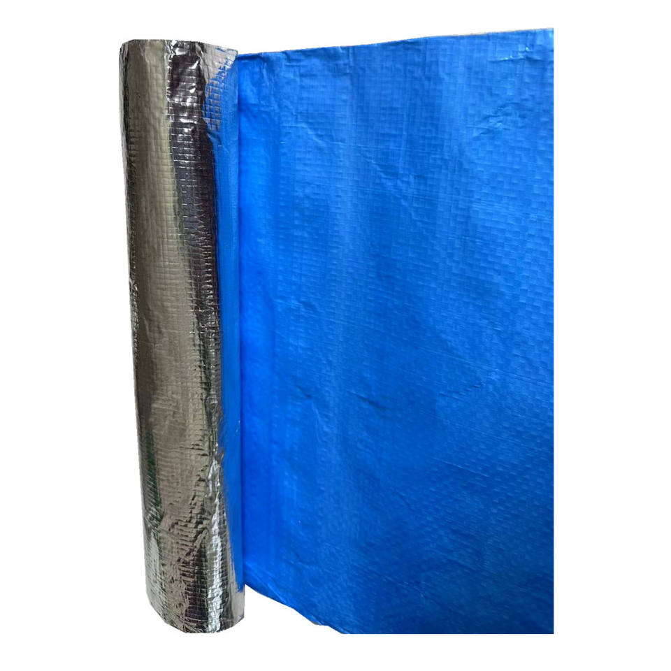 Aluminum Foil Blue Woven Fabric Insulated Thermal Blanket Australia ...