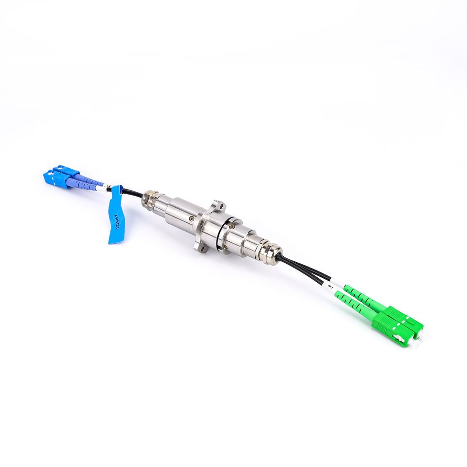 Harsh Environment IP68 Rotary Joint with 2000 Rpm Working Speed Fiber ...