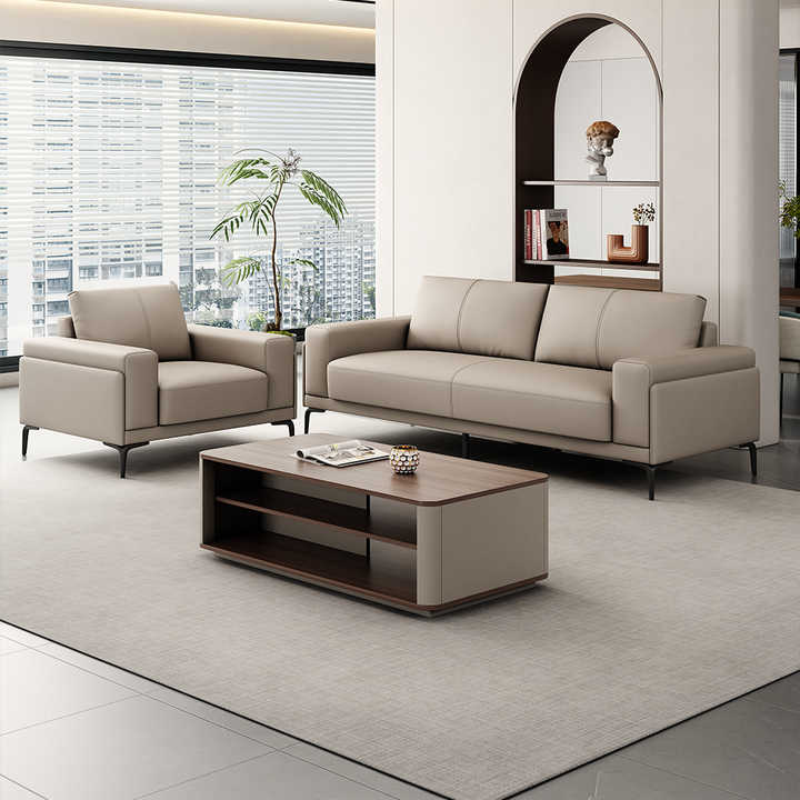 Luxury Modern Office Furniture Commercial Furniture Corner Sofa ...