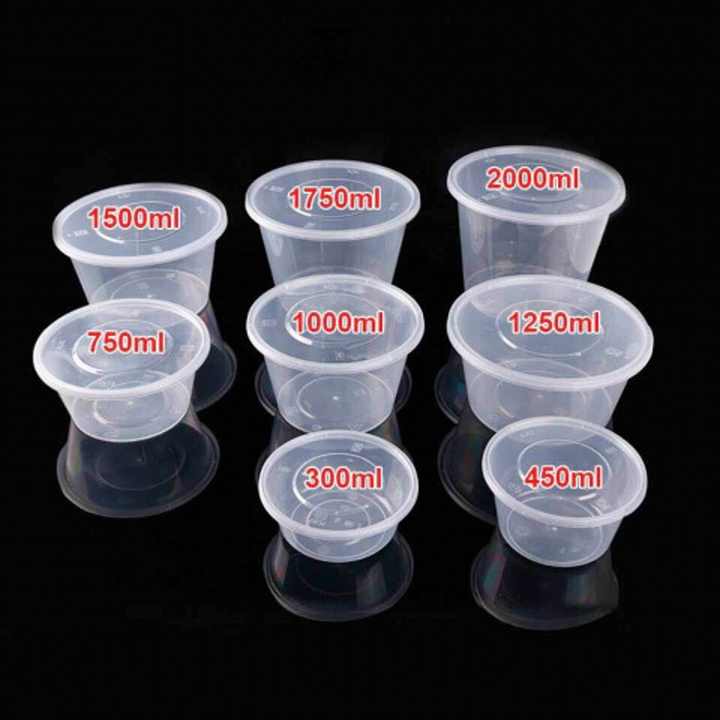 Microwavable Transparent Soup Bowls - Perfect for Takeout