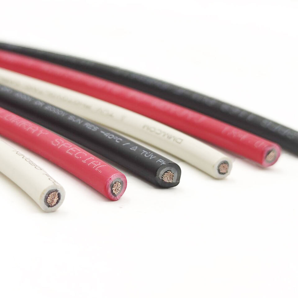 High Voltage 6mm2 Single Core Solar PV Cable Electric Wire Cable for ...