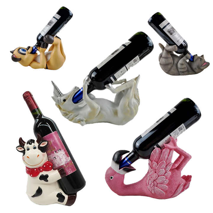 Custom Animal Wine Bottle Holders - Decorative & Sustainable