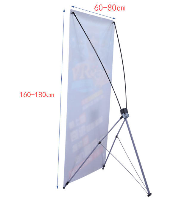 Customizable Logo X Banner Stand Portable Aluminum Display Stand for ...