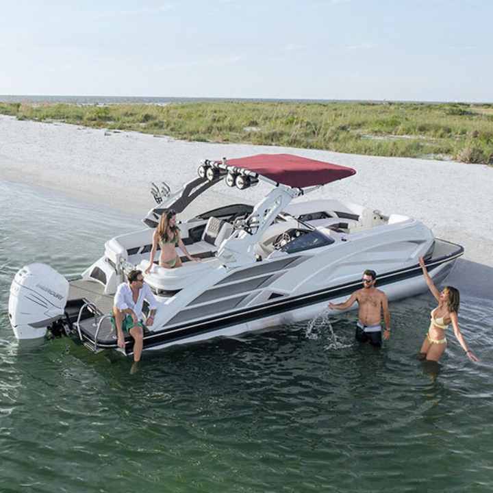 Luxury Tritoon RC Pontoon Boat - 19ft to 27ft Fiberglass