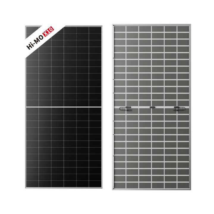 Longi 665w Solar Panel Bifacial Power Project HI-Mo X10 Scientist LR7 ...